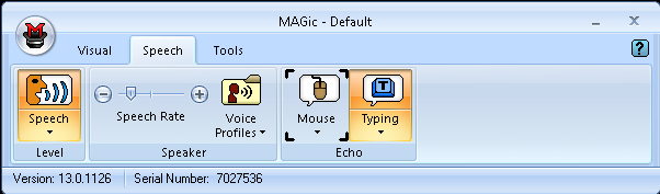 MAGic: Level, Speaker, Echo, and Reading – Vermont DBVI Training
